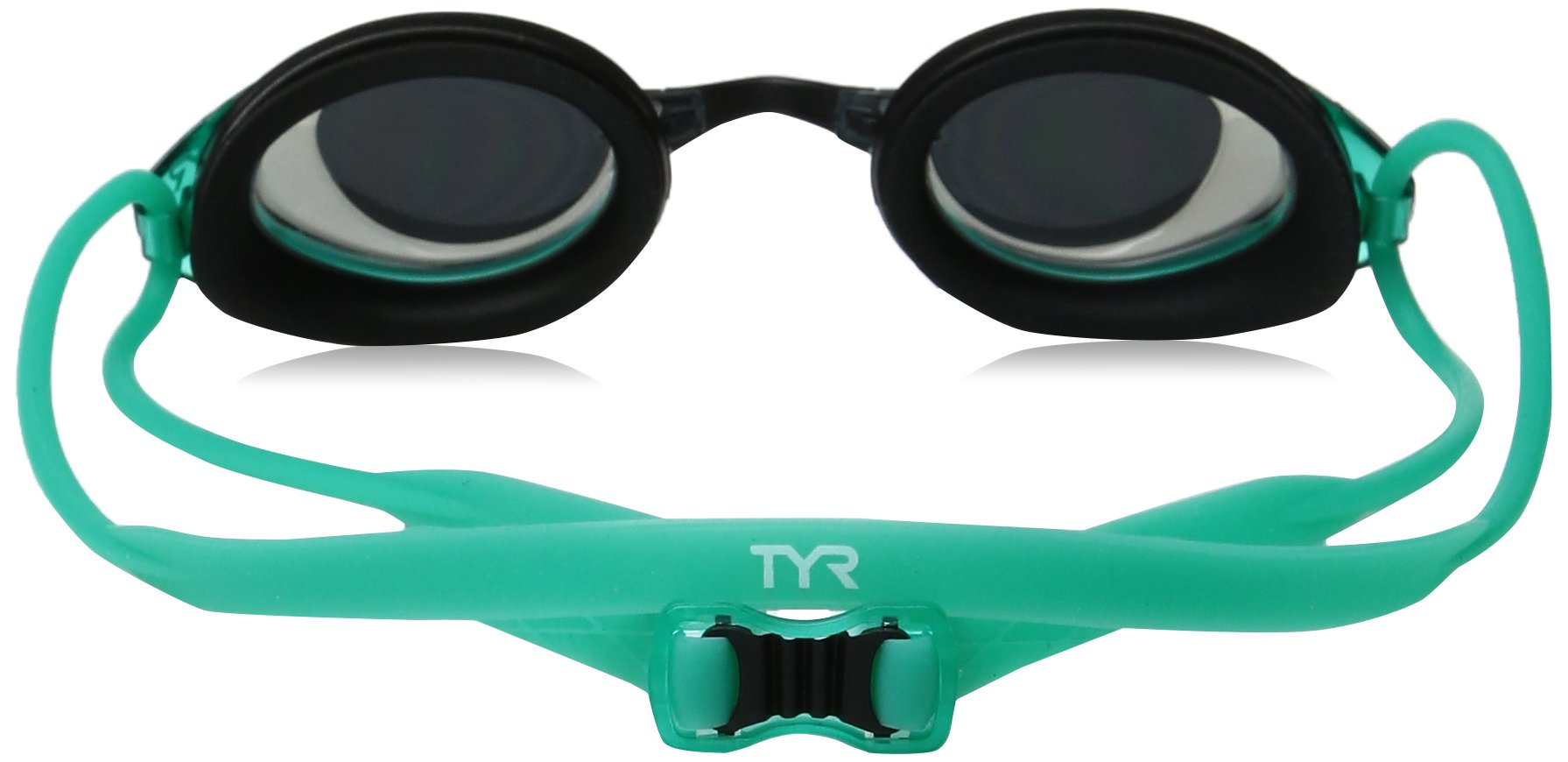 TYR Blackhawk Racing Femme Polarized Googles, Silver/Mint/Black, One Size