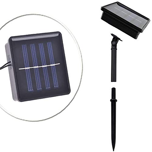 YOZATIA Solar String Lights Outdoor 66Ft 200LED Solar Powered String Lights with 8 Lighting Modes, Waterproof Warm White Color, Copper Wire Fairy Lights