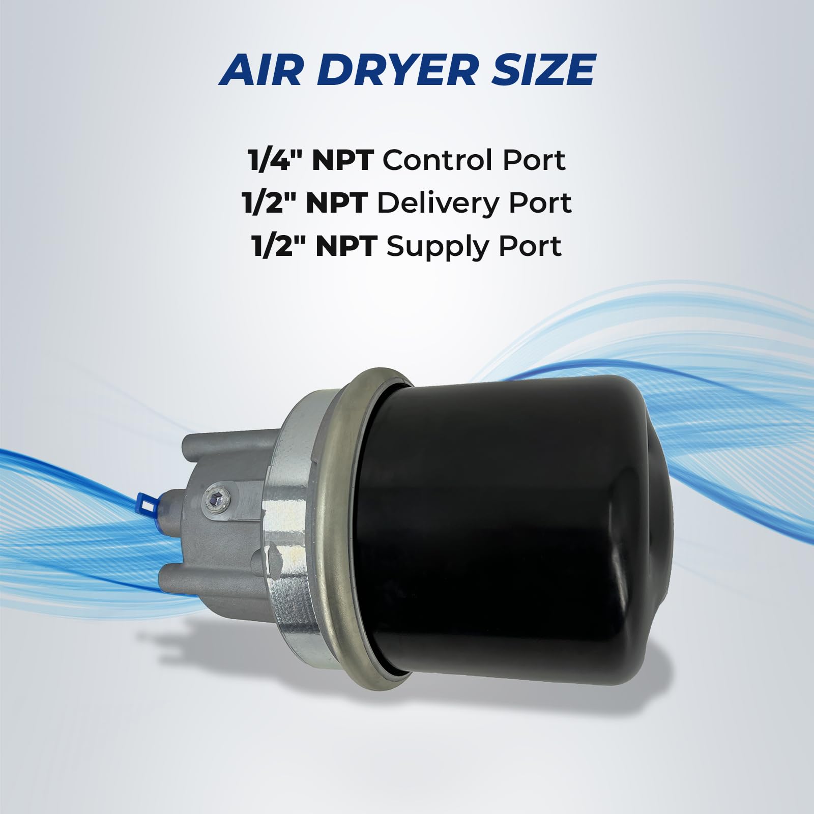 Torque AD-IP Air Dryer (Replaces Bendix 065612, Haldex 109477X) (TR065612)