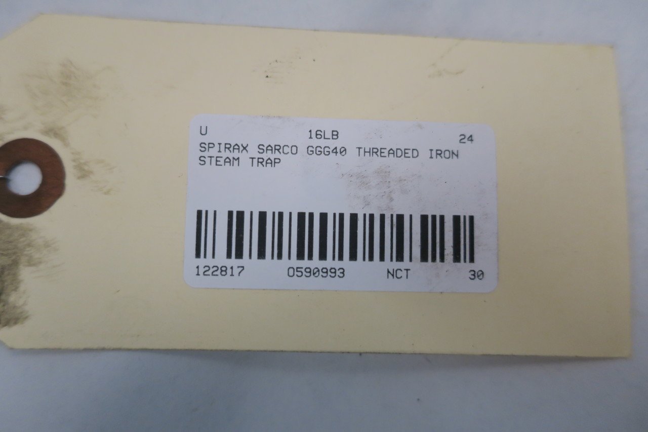 SPIRAX SARCO FIG12 GGG40 3IN NPT Iron STEAM Trap D590993
