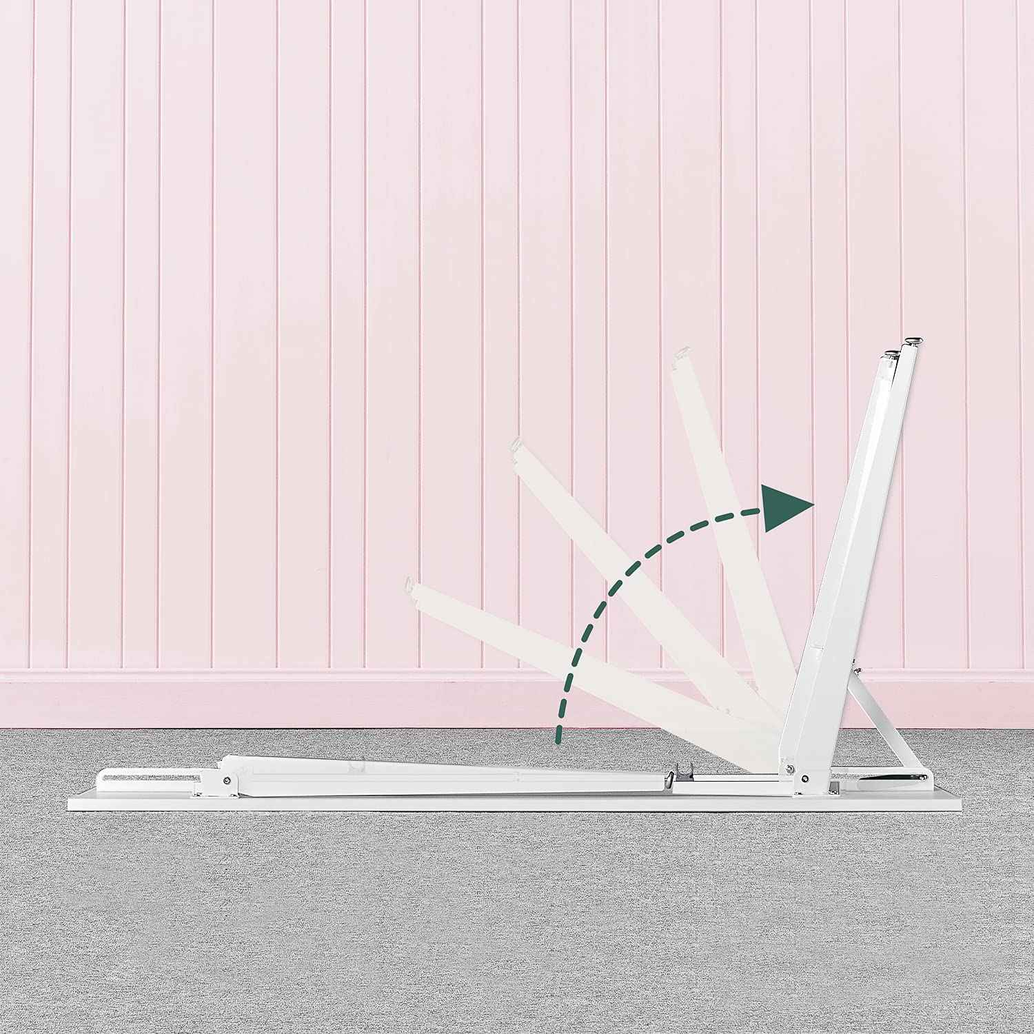 ZINUS Lindy 63 Inch Folding Desk / Multipurpose Folding Table / Office Desk / Computer Workstation / Water-Resistant Finish / Zero Assembly