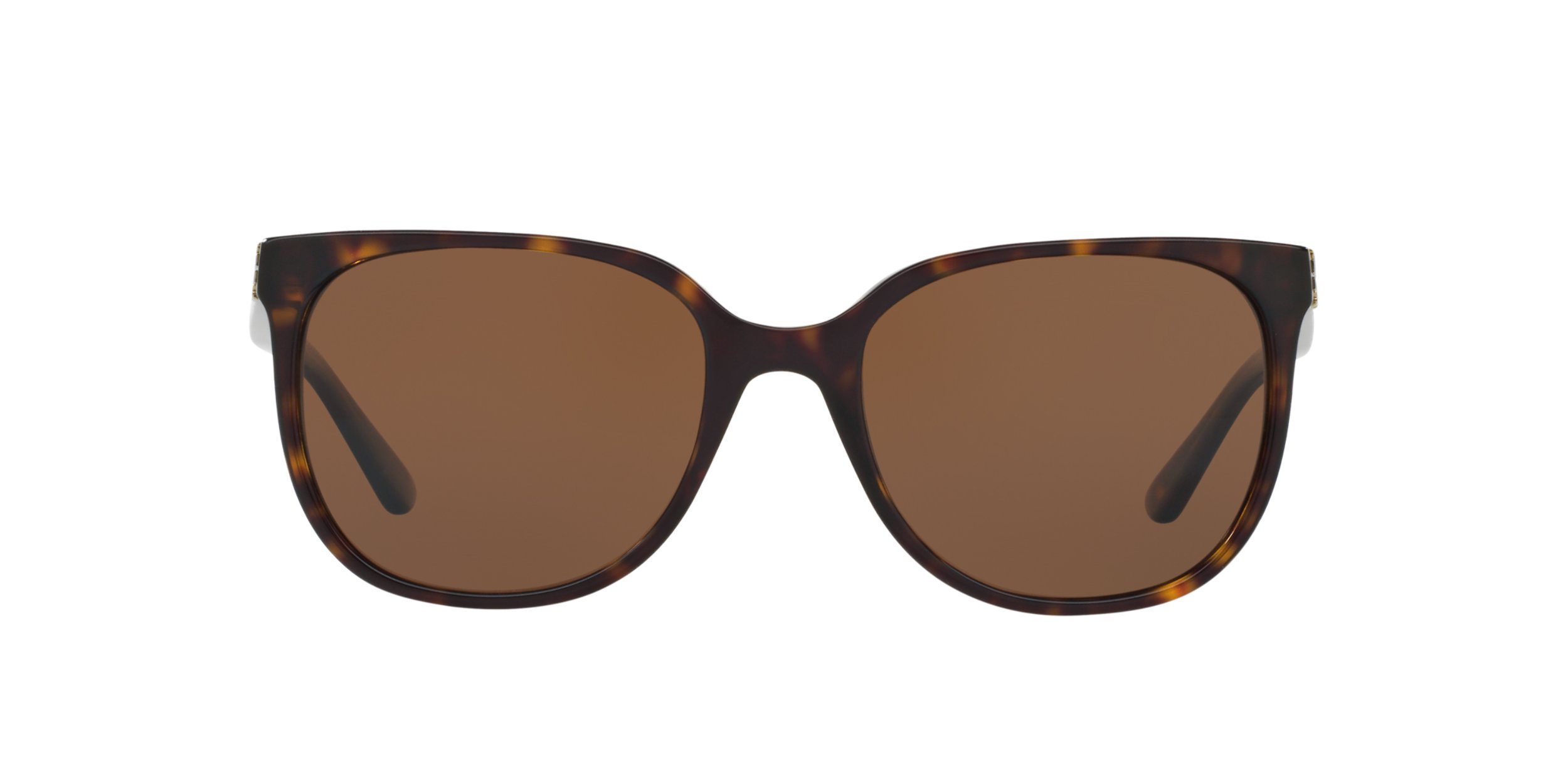 Tory Burch TY7106 Sunglasses 137883-57 - Dark Tortoise Frame, Brown Solid TY7106-137883-57