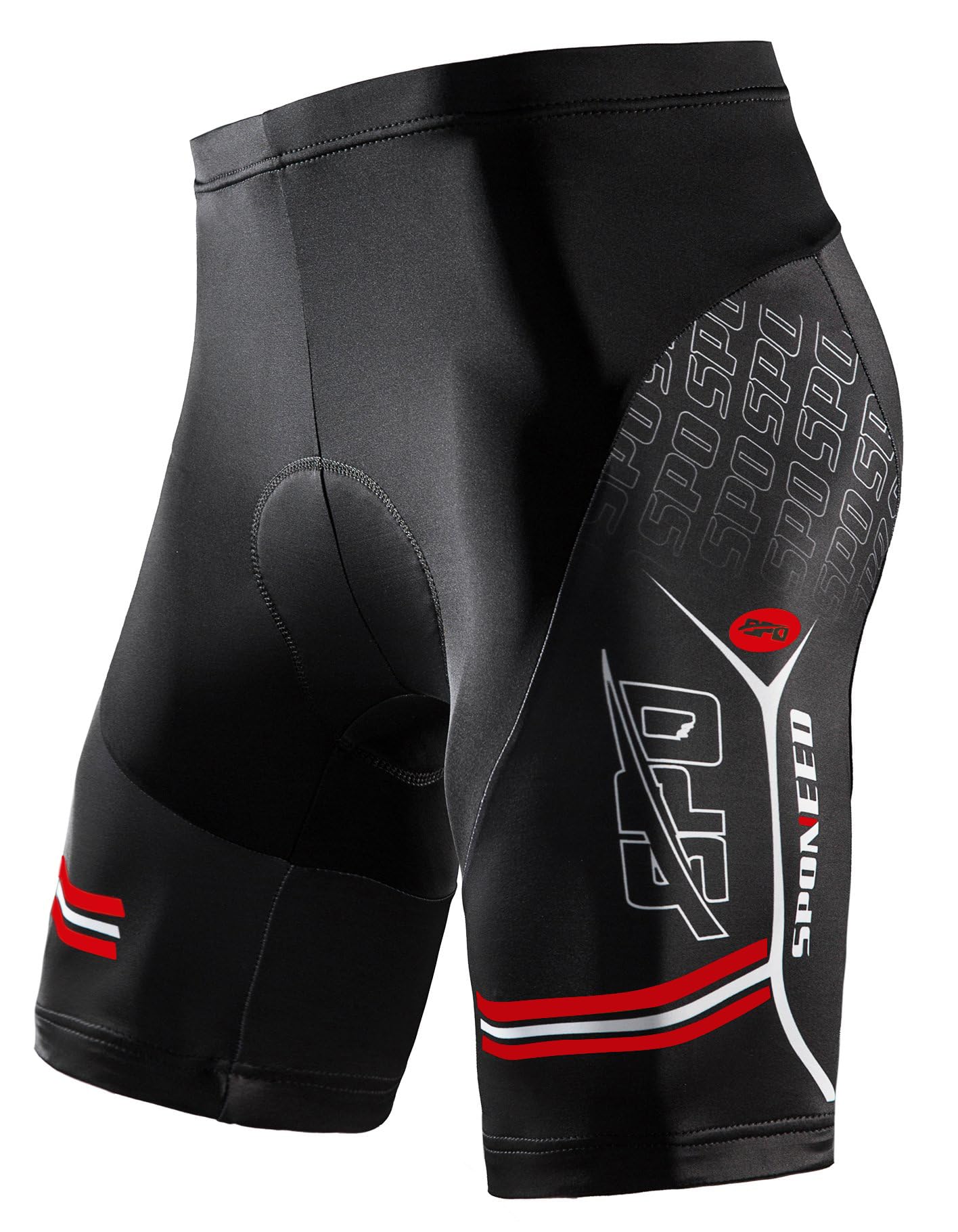 sponeed Men's Cycle Shorts Underwear Printed Quick Dry Bicycle Bike Padded Pant for Riding US XL Multi