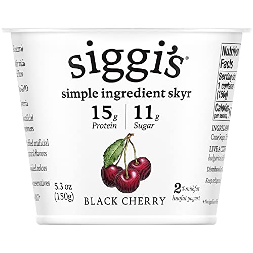 siggi's® 2% Icelandic Strained Lowfat Yogurt, Black Cherry, 5.3 oz., Single Serve Cup