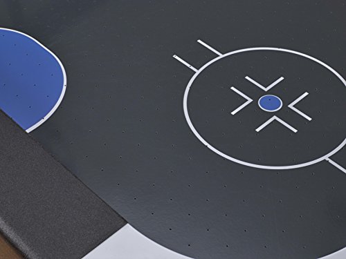 TRIUMPH SPORTS USA Lumen-X Lazer 6’ Interactive Air Hockey Table Featuring All-Rail LED Lighting and In-Game Music