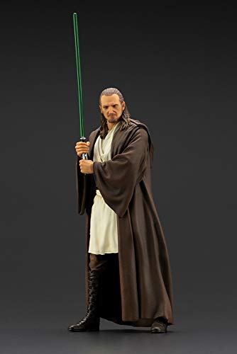 Star Wars: The Phantom Menace: Qui-Gon Jinn ArtFX+ Statue, Multicolor