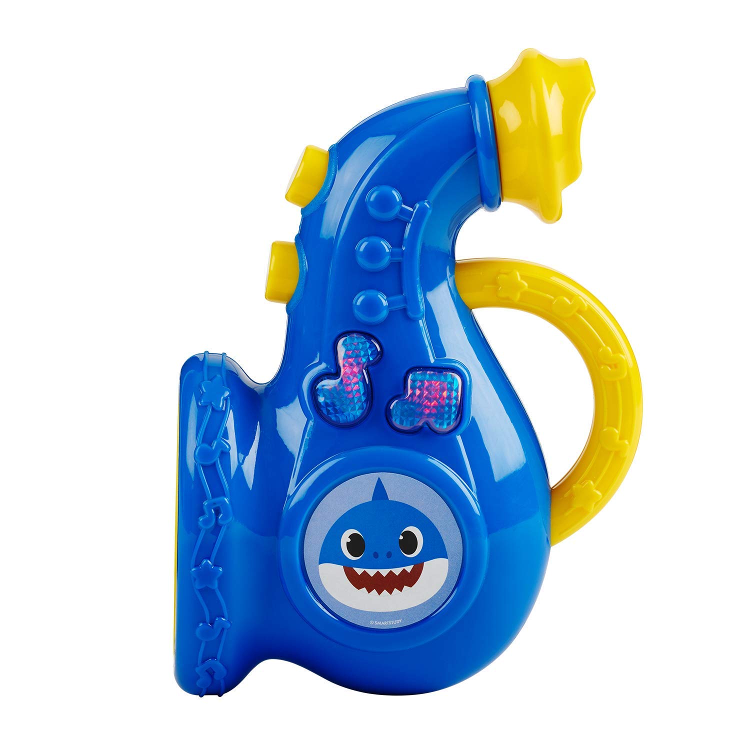 WowWee Pinkfong Baby Shark Lights N’ Sounds Guitar - Preschool Interactive Toy