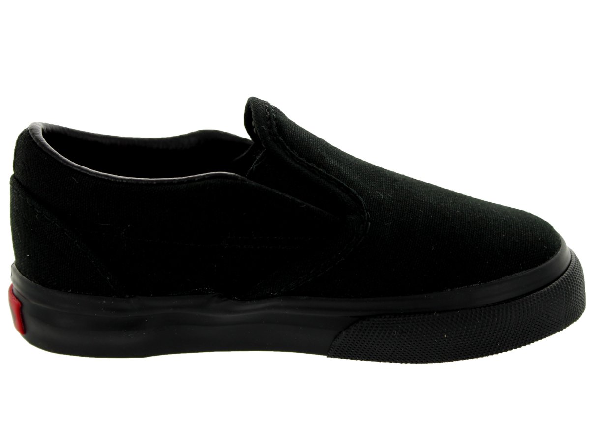 Vans Unisex CLASSIC SLIP-ON Sneakers, Black, 10 M US Toddler