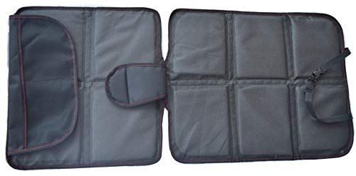 Yifantacy Car Seat Protector by MySmarterStyle: Upgraded Thick Black Waterproof Covers for Baby Seats to Protect backseats Upholstery: 2 Pack Non Slip Waterproof Covers with organizing Pockets