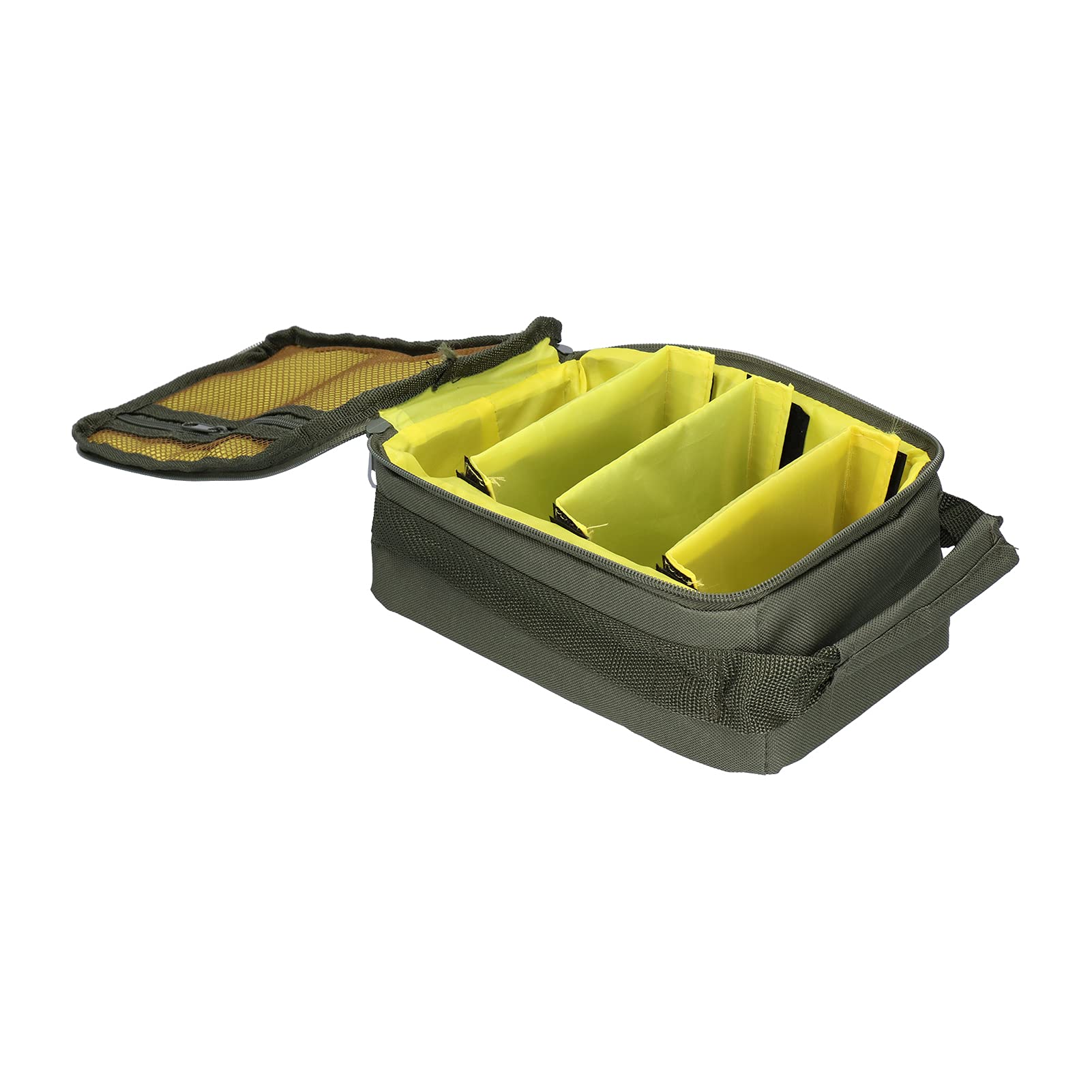 Yeuipea Fishing Tackle Bag Lures,Polyester Large Capacity Fishing Tackle Bag Lures Hook Storage Handbag Fishing Accessory