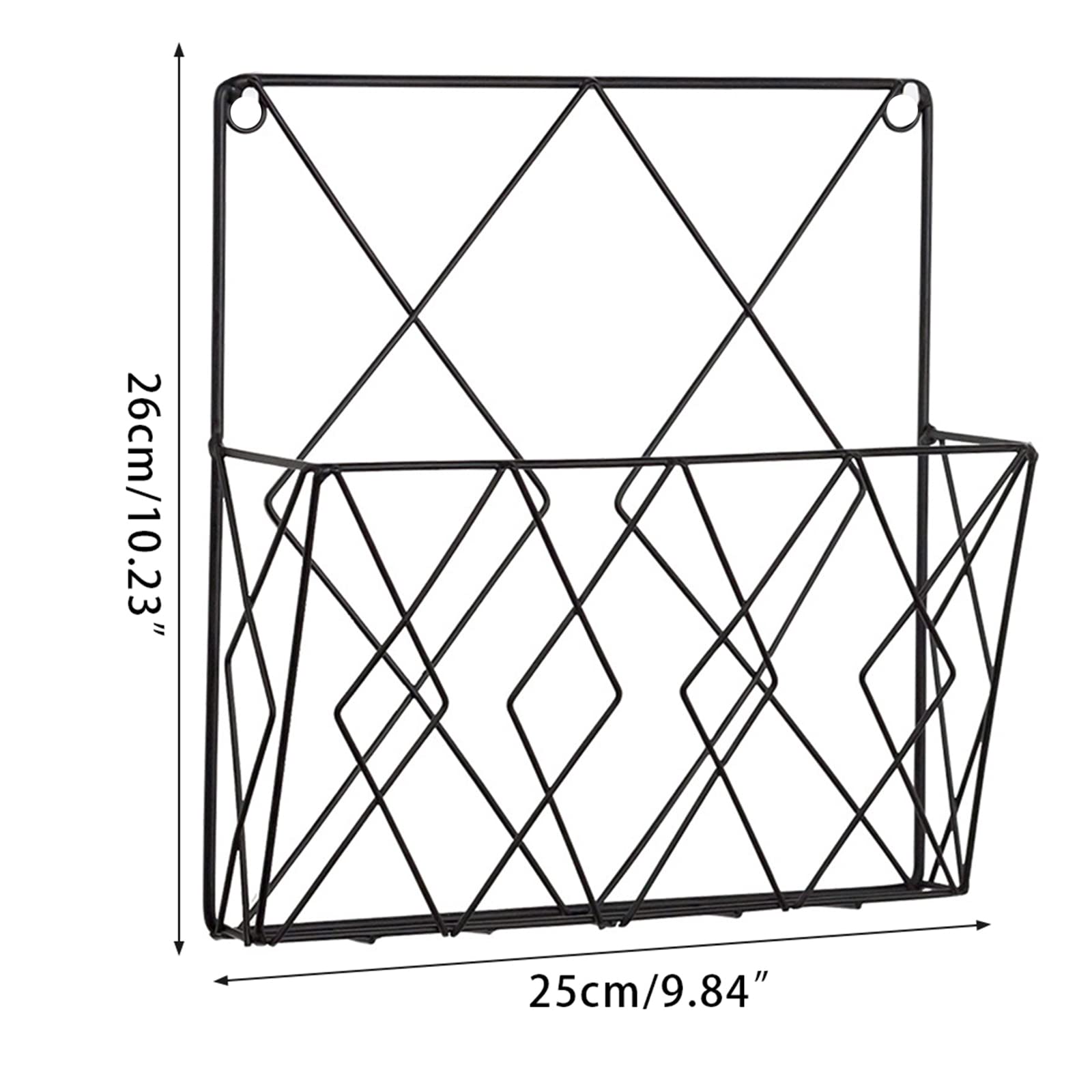 Wall File Holder Mesh Magazine Holder Hollow-out Iron Wire Collection For Case Vertical Holder Home Organizer Supplies