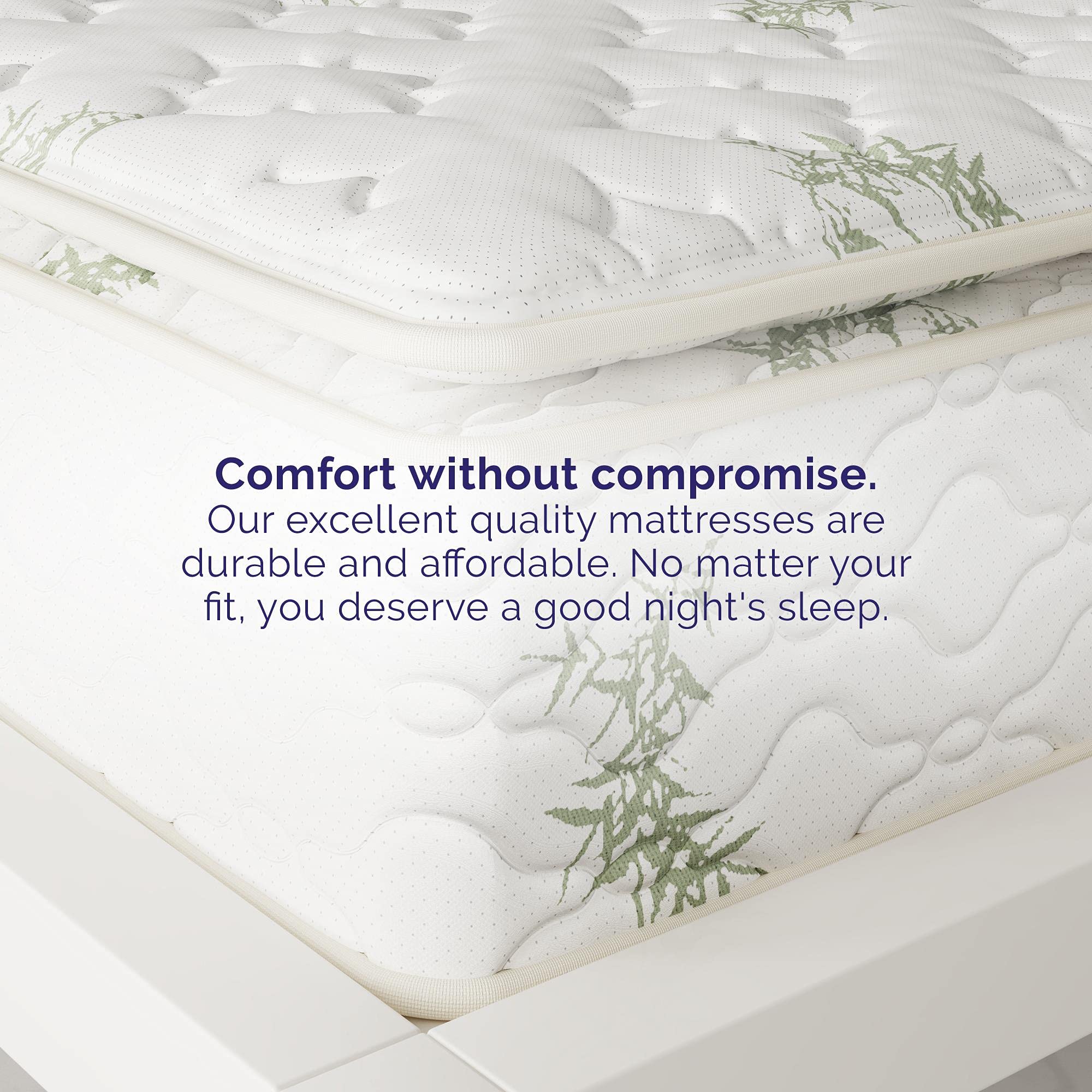 Signature Sleep 13" Hybrid Coil Mattress, Queen, White