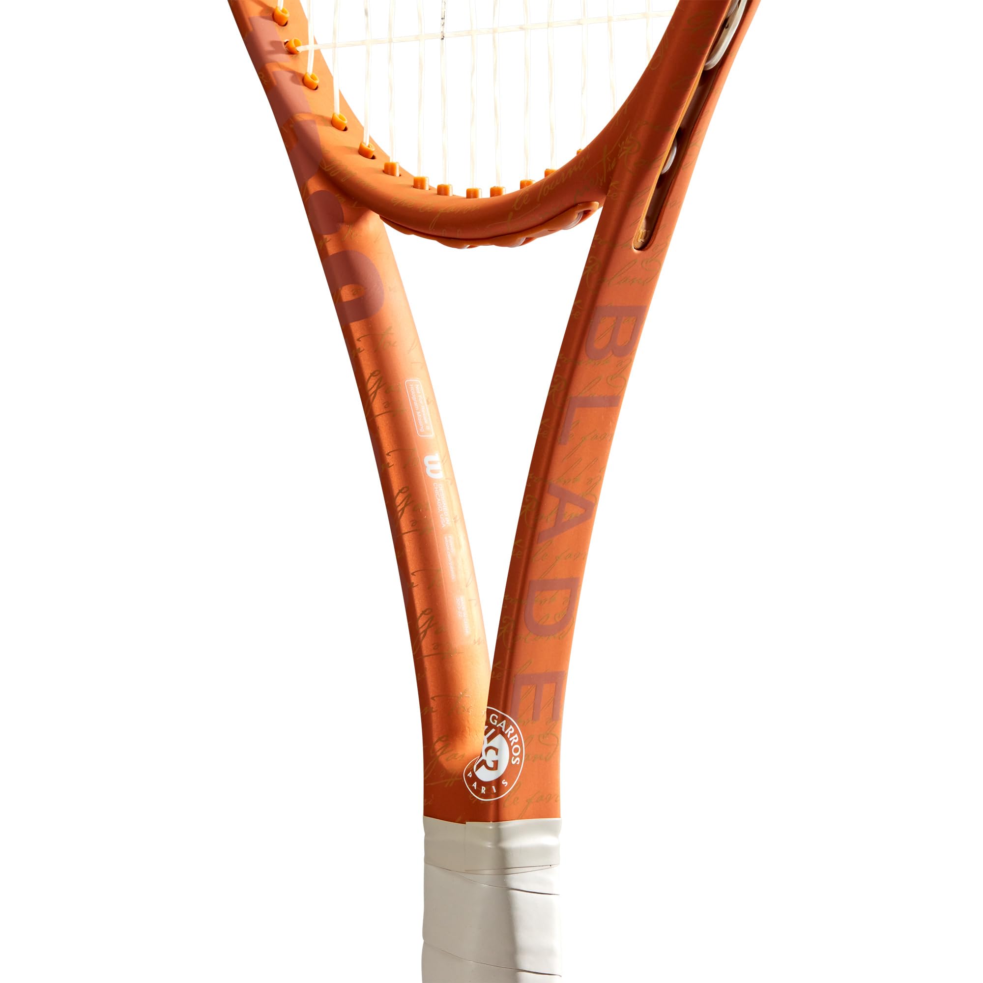 Wilson Blade 98 18x20 V8 Roland Garros Unstrung Tennis Racquet 4 3/8 27