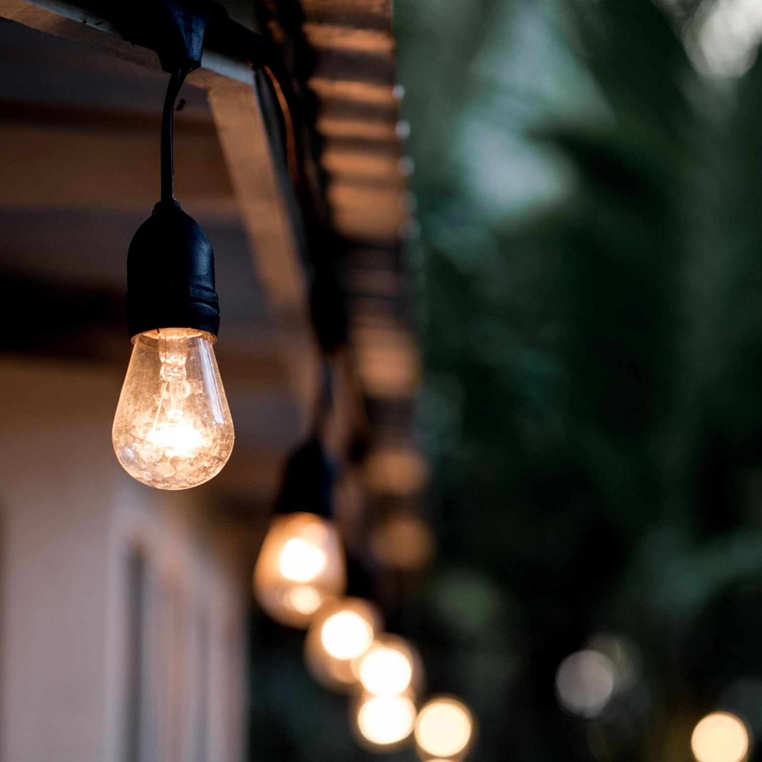 SUNTHIN 11 Watt S14 Clear Incandescent Light Bulb for Outdoor String Lights Replacement, Patio Lights Replacement with 2700K Vintage Edison Style (5 pack)