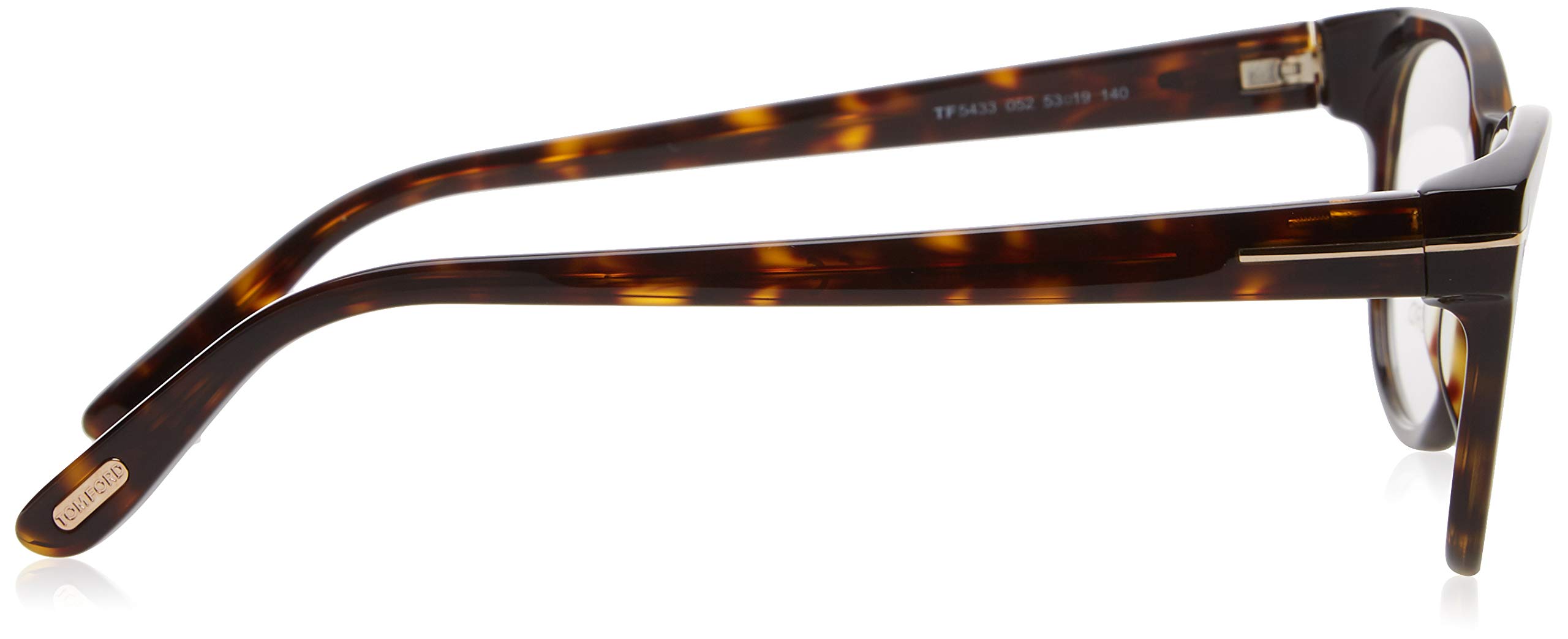 Tom Ford Round Eyeglasses TF5433 052 Dark Havana 53mm FT5433