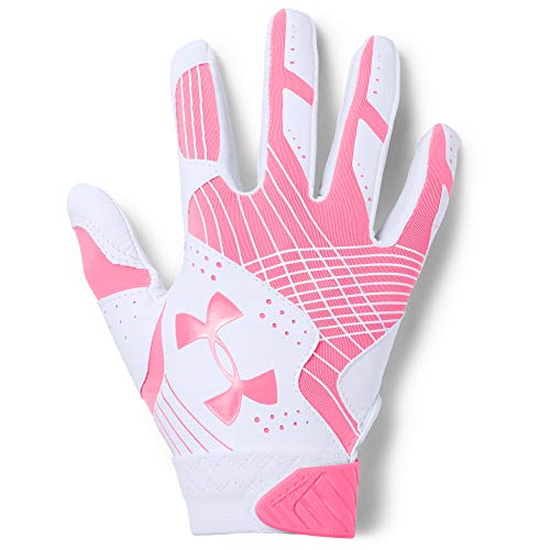 Under Armour Women's Radar Softball Batting Gloves, Cerise (653)/Cerise, Large