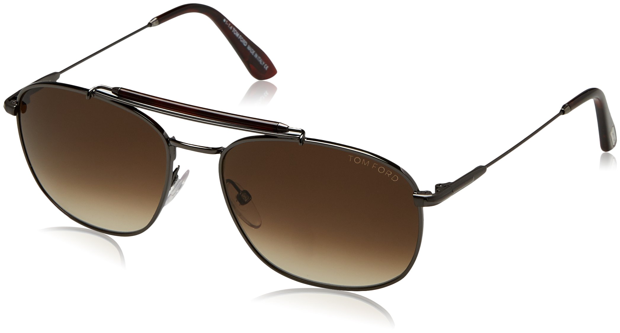 Tom Ford Women's TMF-SUNG-FT0339-09F-57 Designer Sunglasses, Gunmetal