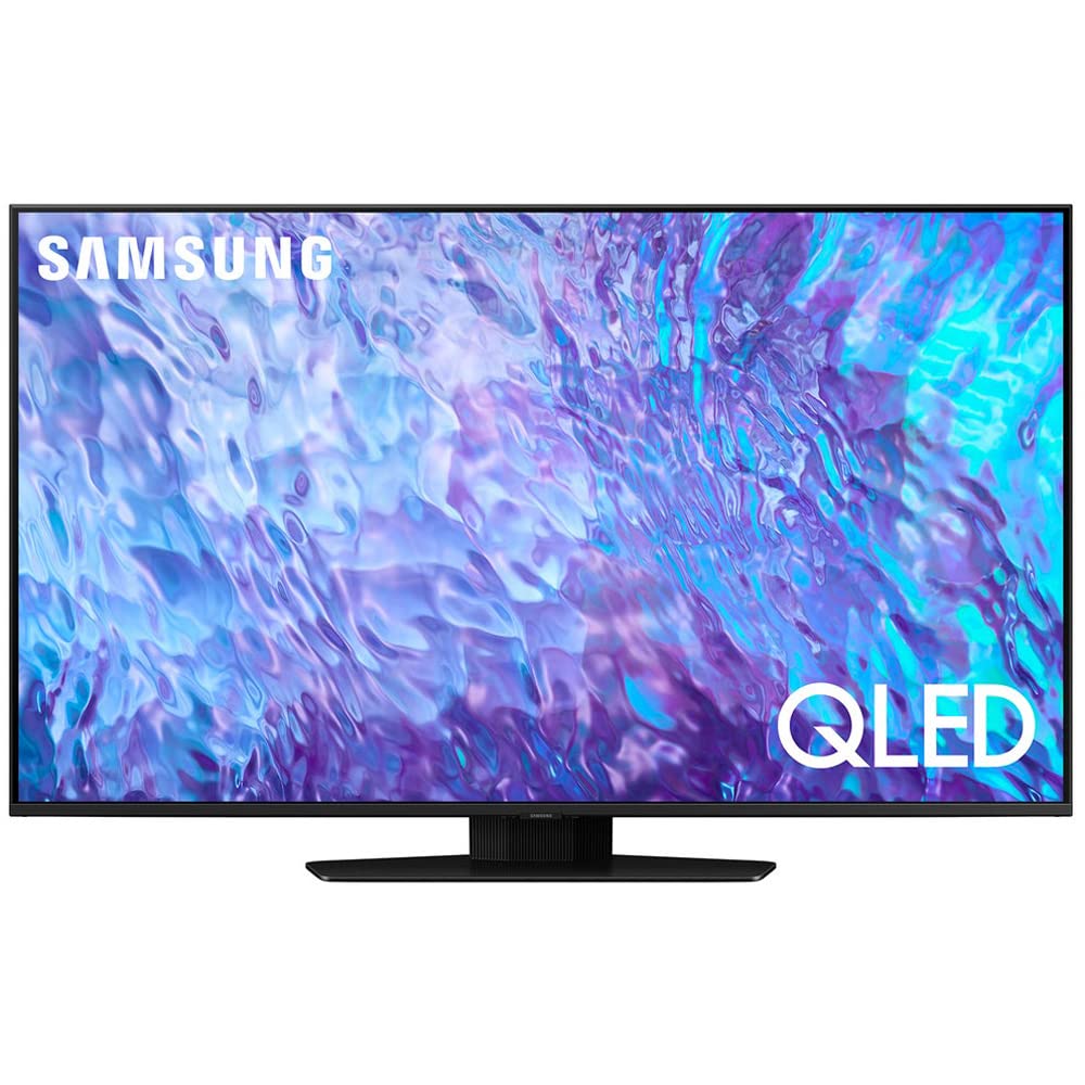 SAMSUNG QN85Q80CA 85 Inch QLED 4K Smart TV Bundle with 1 YR CPS Enhanced Protection Pack (2023 Model)