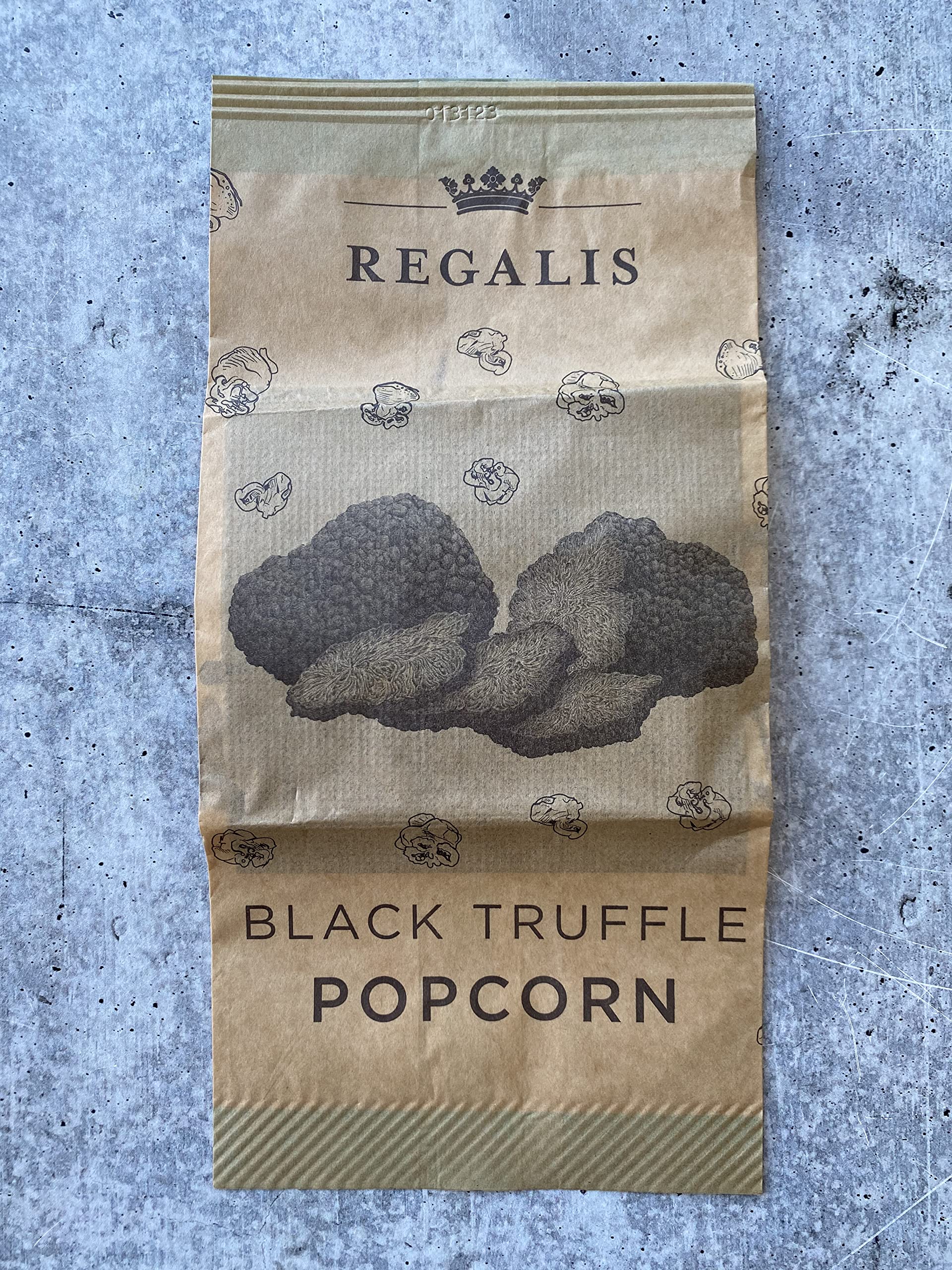 Regalis Microwavable Black Truffle Popcorn, Non-GMO Kernels, Real Black European Truffle, 3 Bags