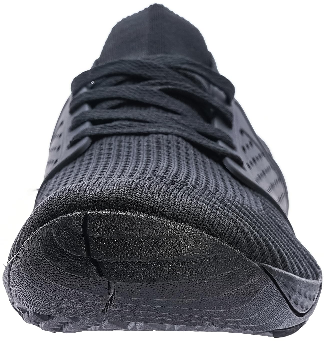 WHITIN Women's Low Zero Drop Shoes Minimalist Barefoot Trail Running Camping Size 7.5-8 Wide Toe Box Female Fitness Workout Sneaker Lightweight Black 38