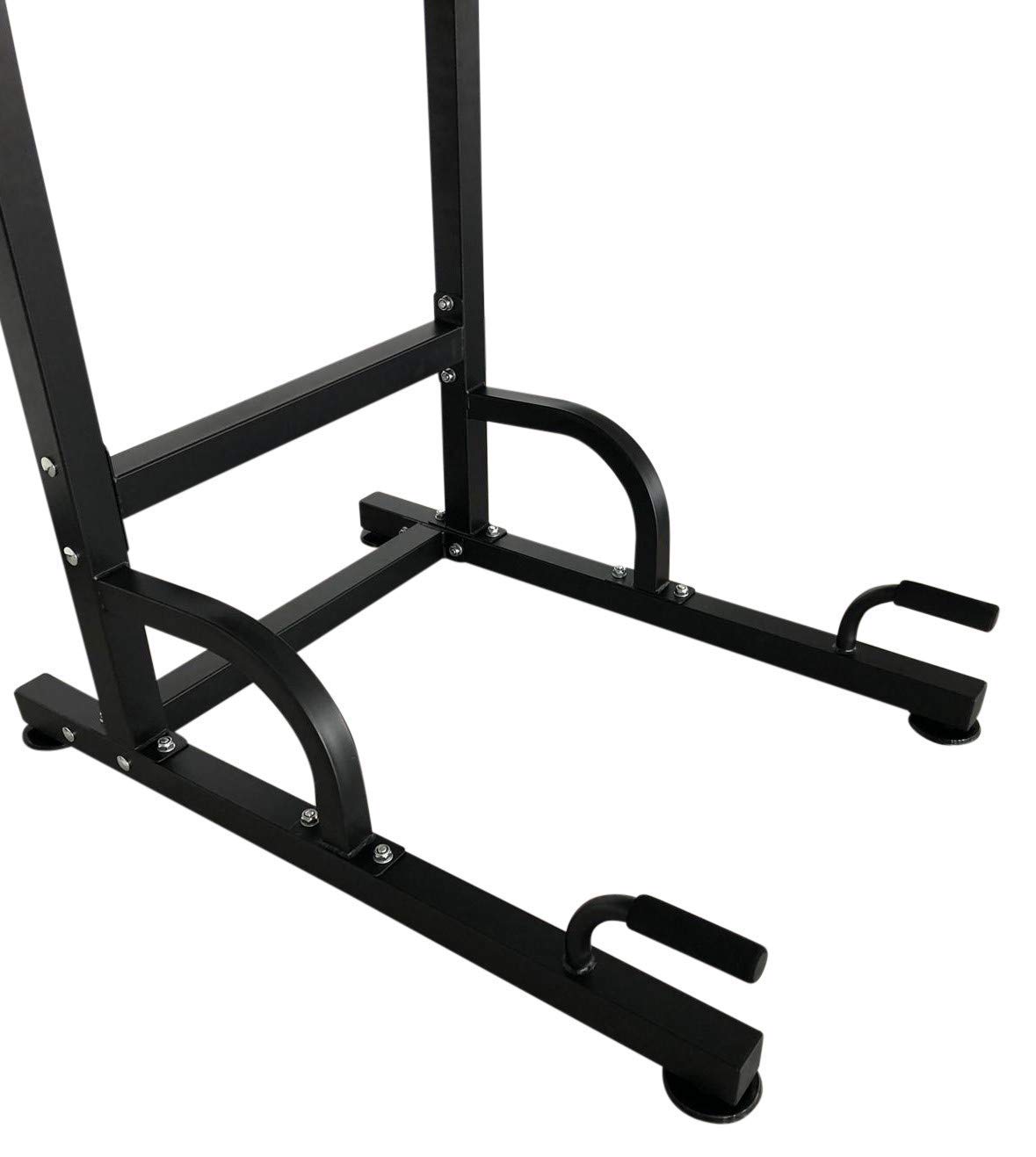 X-Factor Pull Up Station Chin Up Bar Dip Stand Heavy Duty 8.0 Power Tower Multi Function Home Gym Adjustable VKR Strength Training Fitness Equipment w Suction Cups