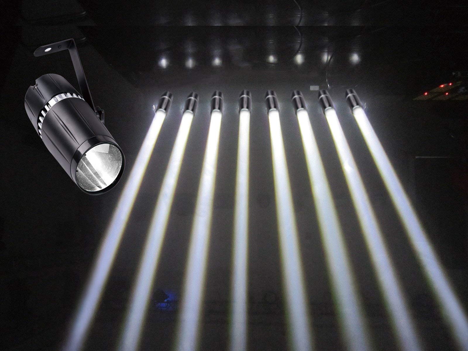 TOM LED pinspot stage light,TOM 6W white Pin spot with beam stage light