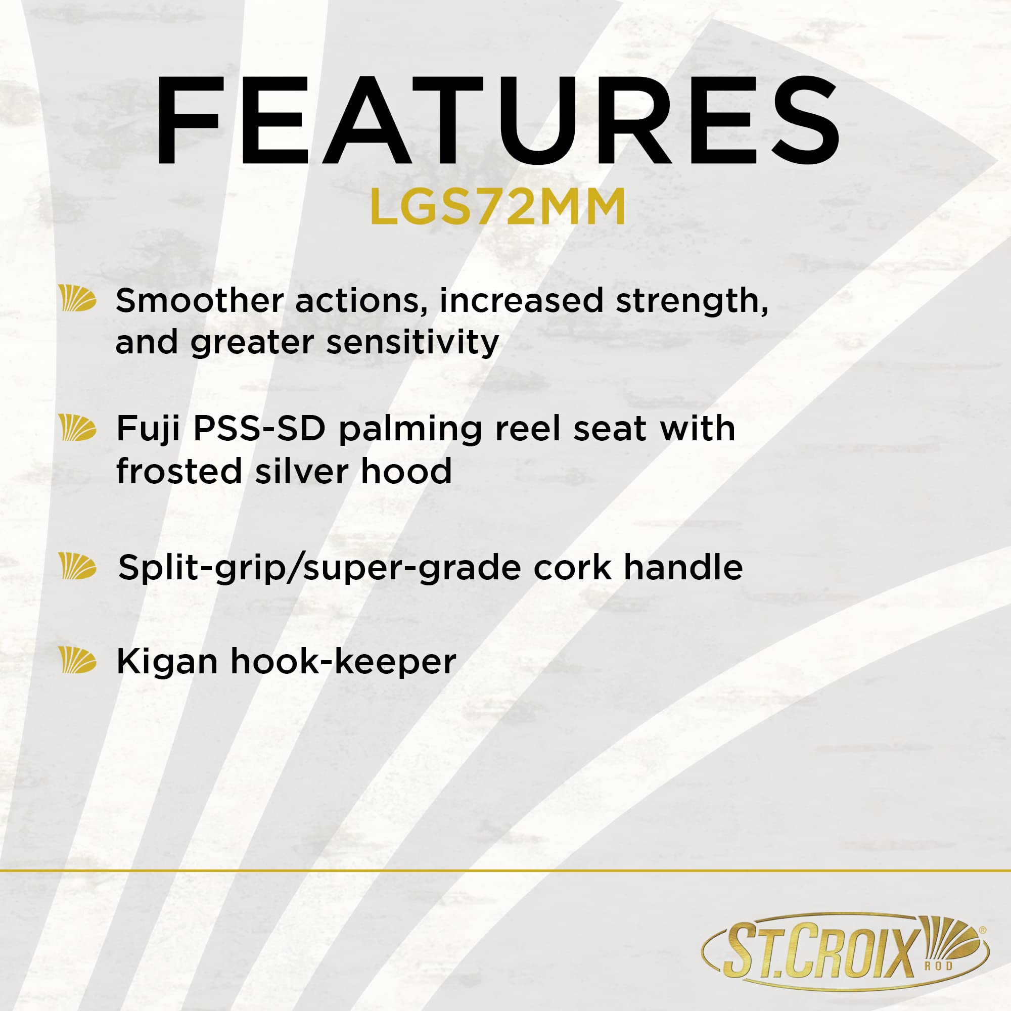 St. Croix Rods Legend Glass Spinning Rod