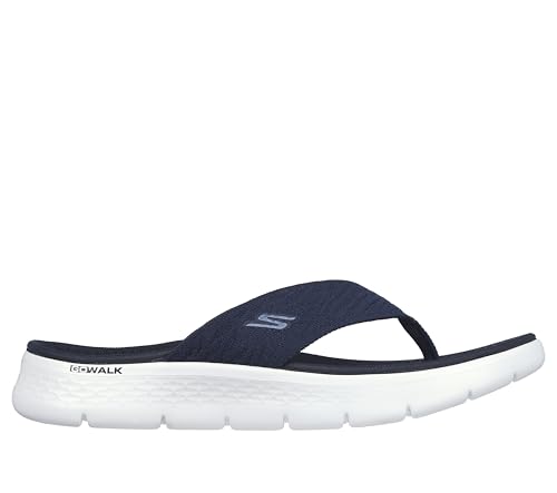 Skechers Women's Flip-Flop, Navy, 8