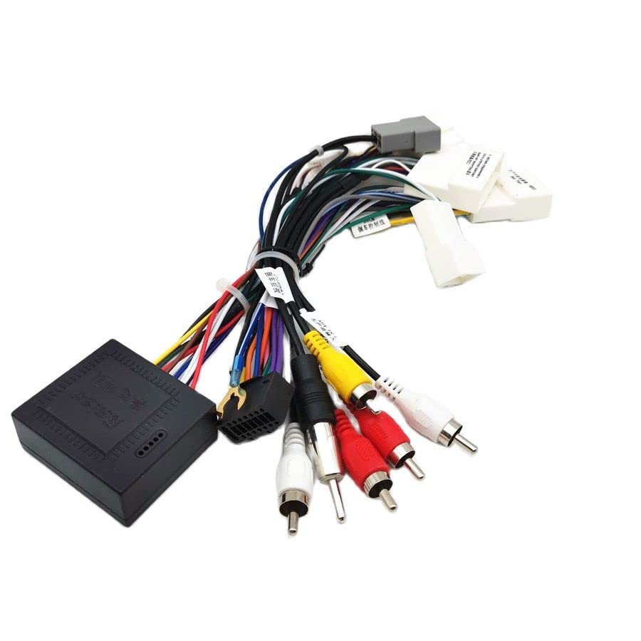 Stereo Radio 16-PIN Plug Power Cable Adapter Wiring Harness w/Canbus for Nissan