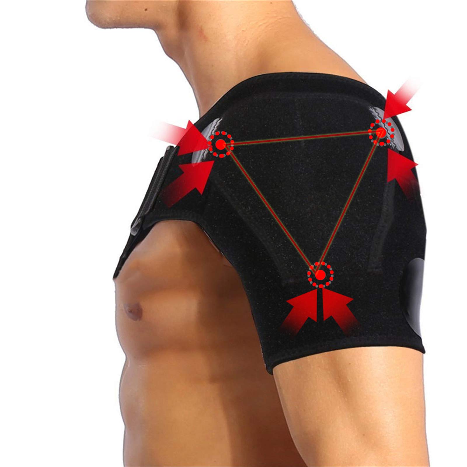 YUIJ Shoulder Brace for Men and Women,Orthopedic Care Compression Sleeve for Torn Rotator Cuff, Dislocated AC Joint, and Other Injuries