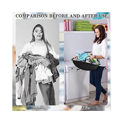 Steedna Foldable 26 Inch Laundry Basket For Dryer Clothes Removal Large Size Pop Up Laundry Hamper for Home Travel