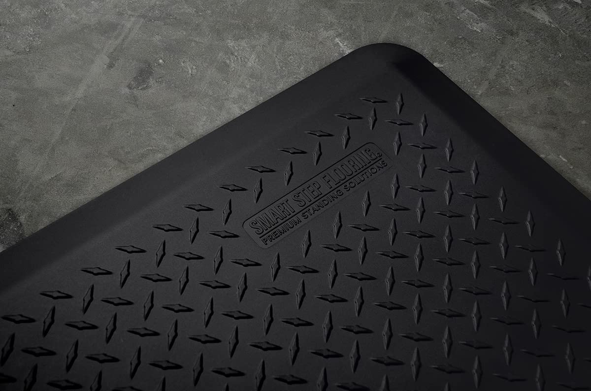 WellnessMats Original Collection Anti-Fatigue Floor Mat, Gray, 60 in. x 48 in. x ¾ in. Polyurethane – Ergonomic Support Pad for Home, Kitchen, Garage, Office Standing Desk – Water Resistant, Non-Slip,