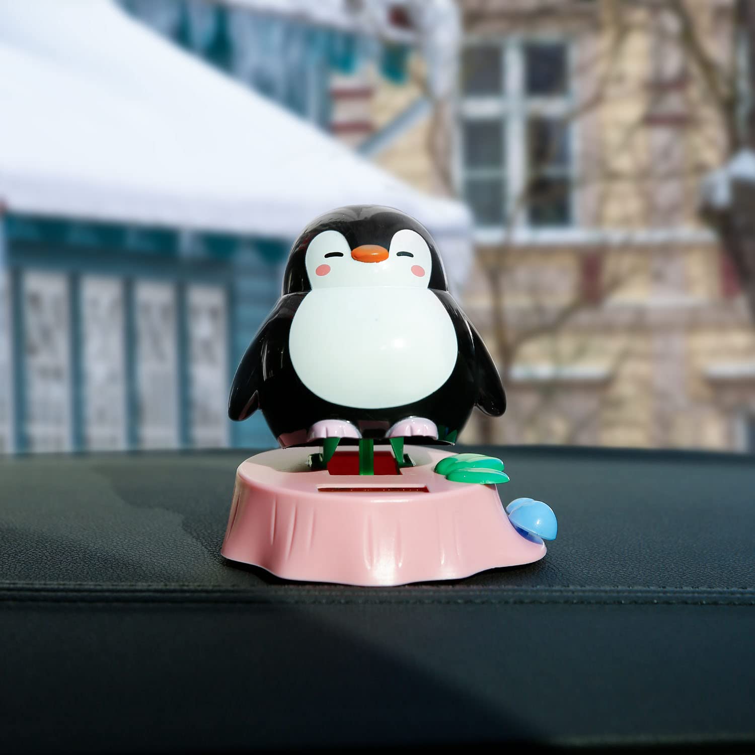YGMONER Solar Dancing Animal Car Dashboard Decorations Shaking Body (Cat)