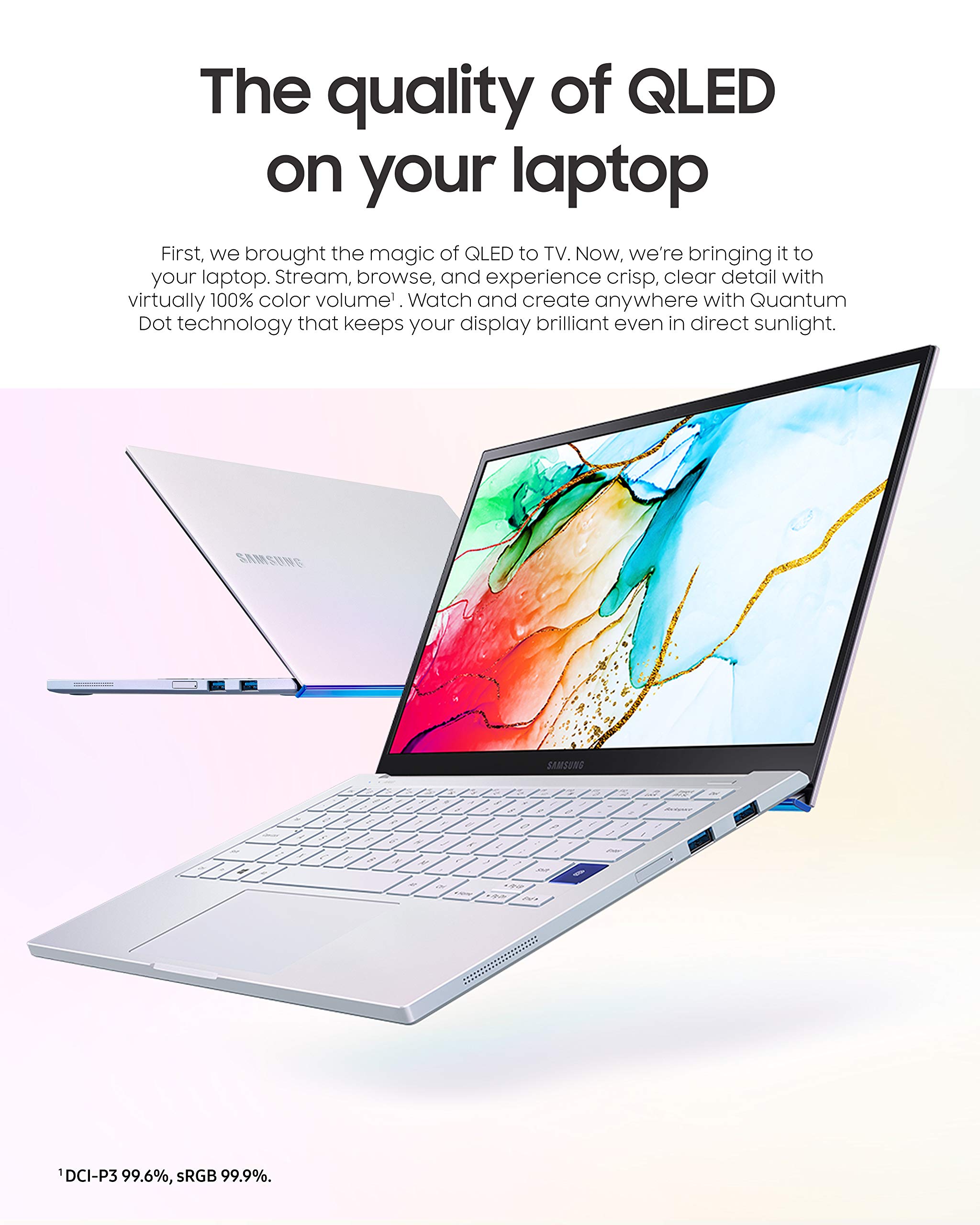 Samsung Galaxy Book Ion 13.3” Laptop| QLED Display and Intel Core i7 Processor | 8GB Memory | 512GB SSD | Long Battery Life and Windows 10 Operating System | (NP930XCJ-K01US)