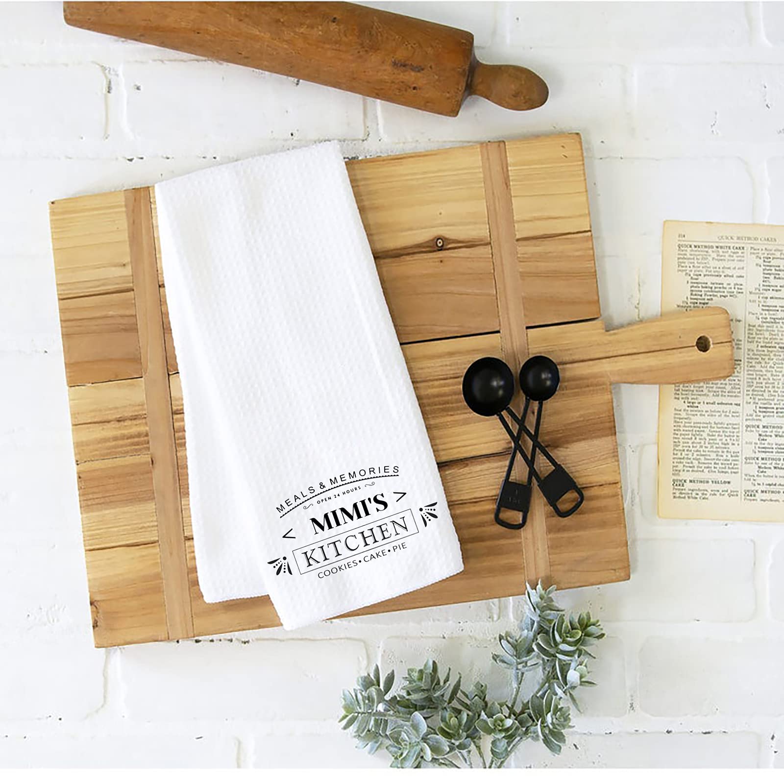 WCGXKO Mimi Gift Mimi Kitchen Towel Dish Towel for Mimi Birthday Gift (24 Hours Mimi's)