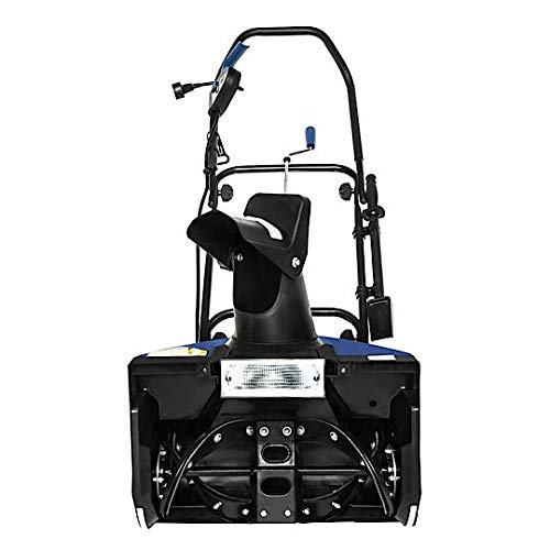 Snow Joe SJ623E-RM Electric Single Stage Snow Thrower, 18-Inch, 15 Amp Moto,| Headlights,Blue
