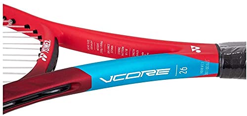 Yonex VCORE 26 Red 16x18 Junior Racquet - String with Cover - Scaled Down Adult Technology