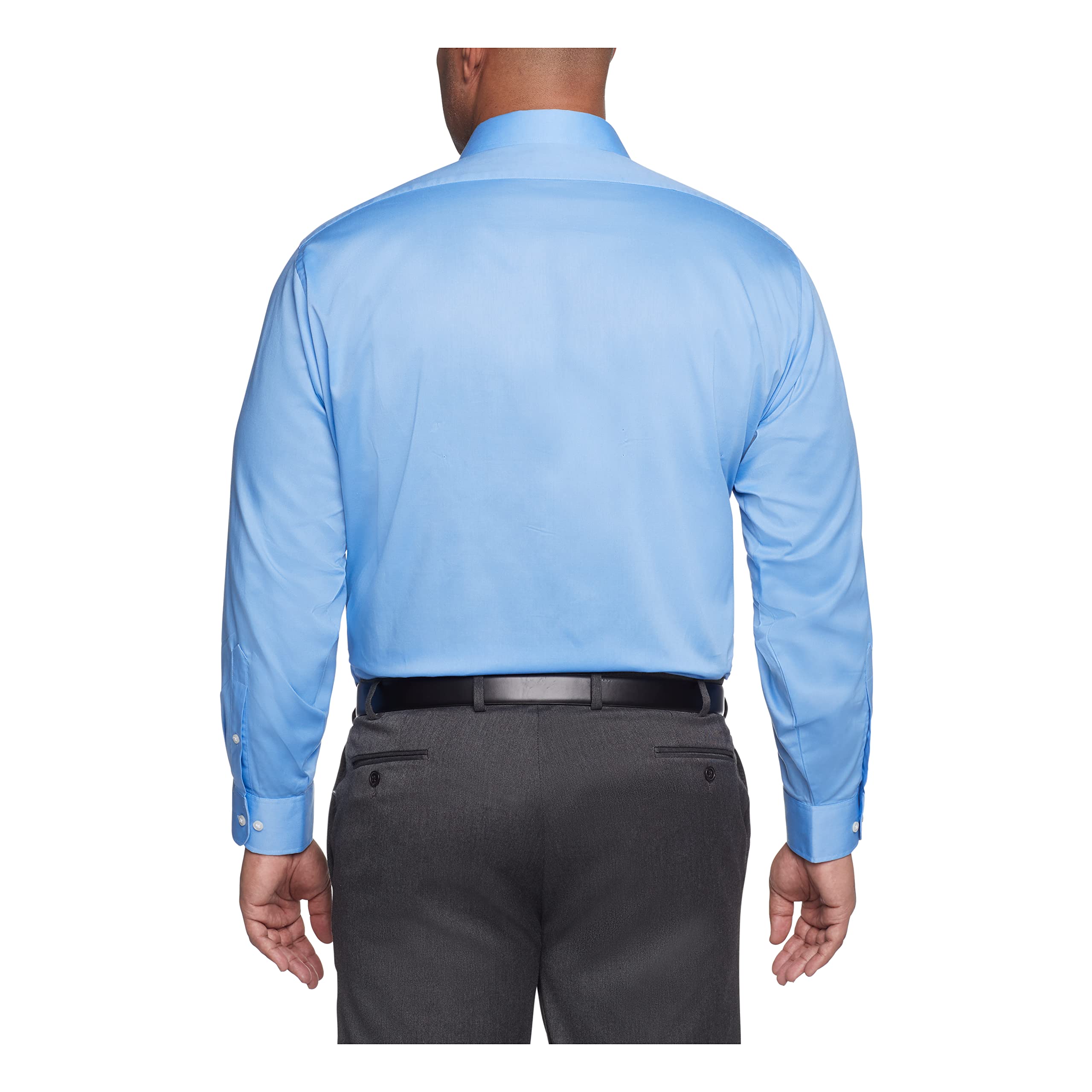 Van Heusen men's Big Fit Flex Collar Stretch Solid (Big and Tall) Dress Shirt, Blue Frost, 18.5 Neck 34 -35 Sleeve XX-Large US