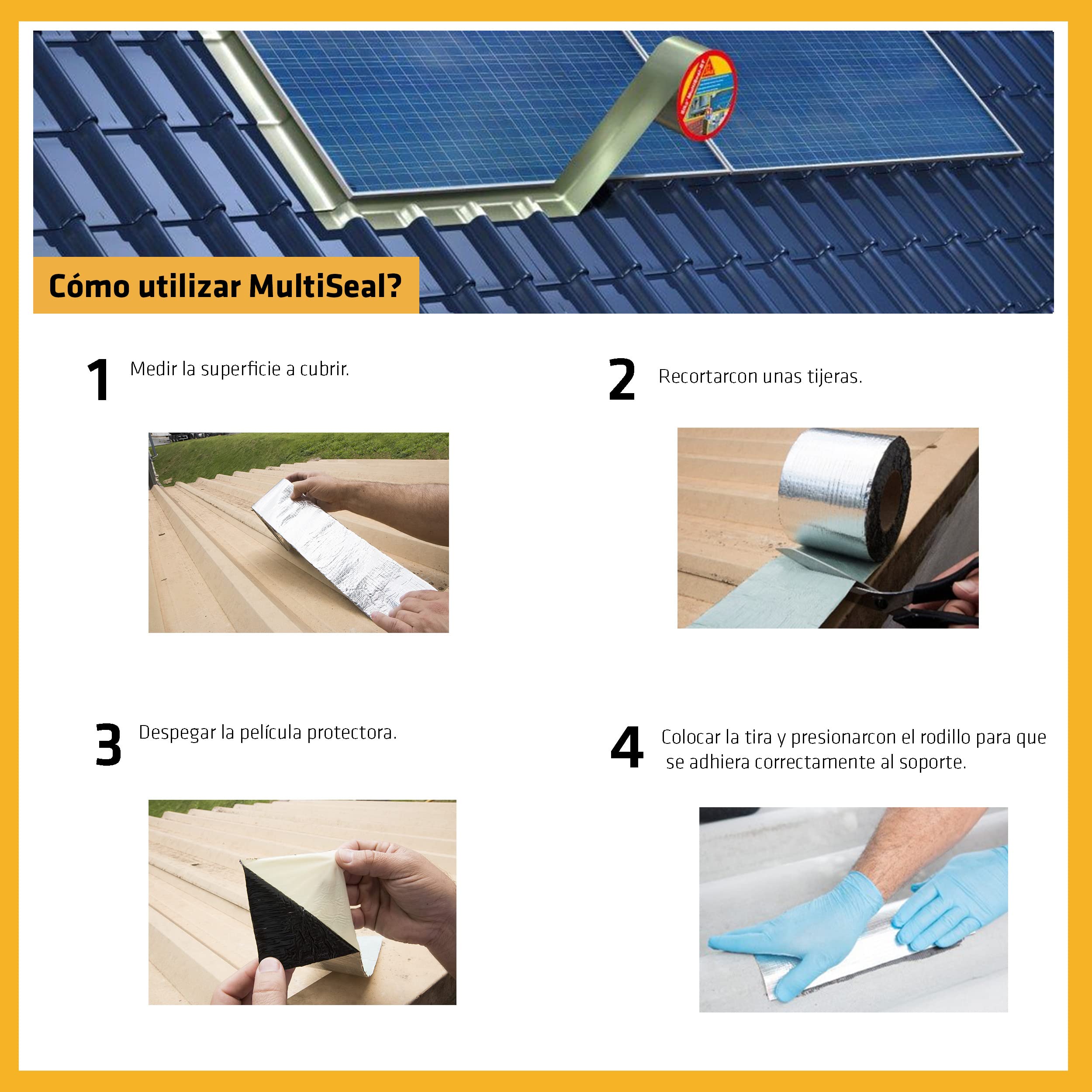 Sika Multiseal SG Band Waterproofing, Grey, 30 cm, 12 ml