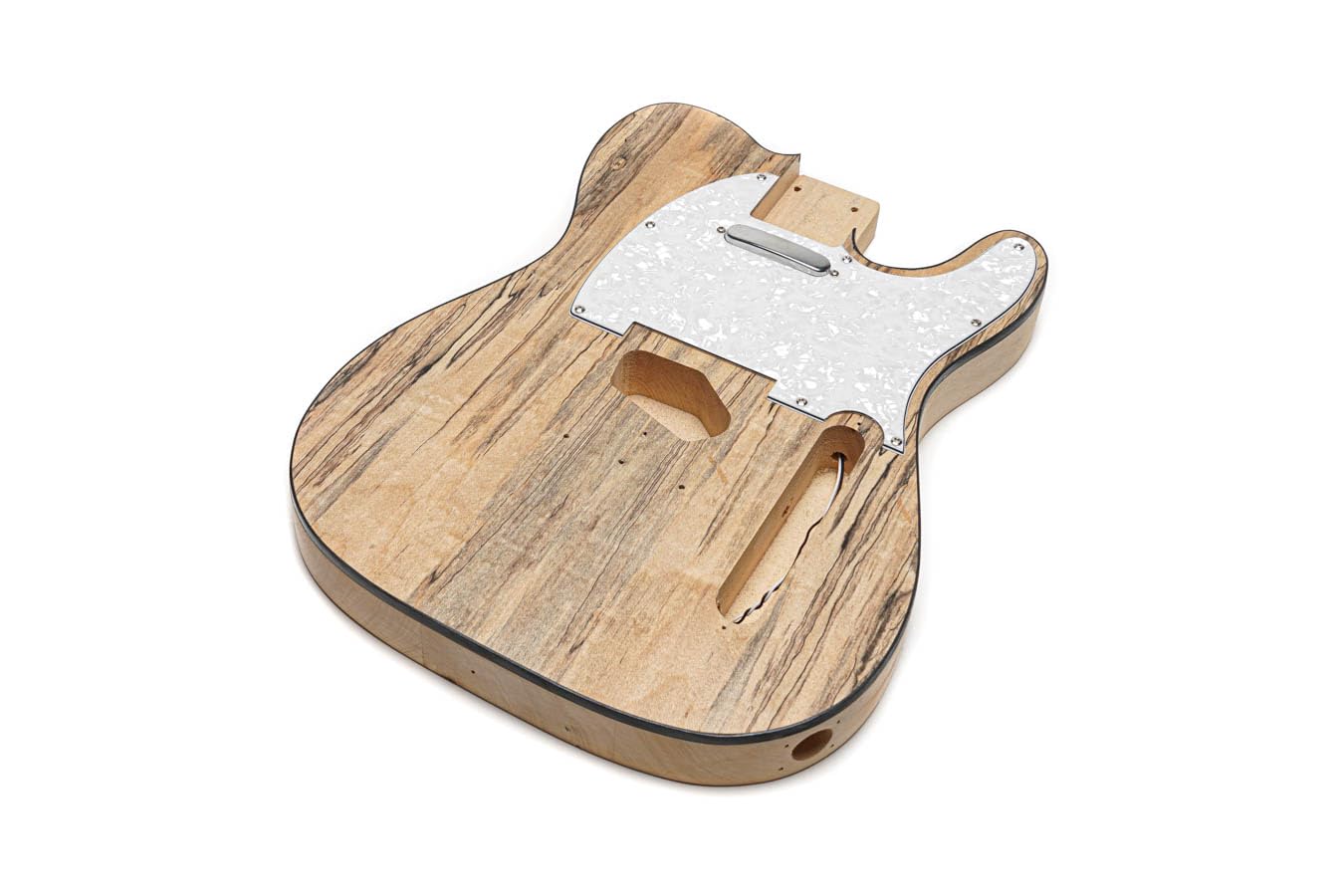 Solo TCK-1SM DIY Electric Guitar Kit With Spalted Maple Top