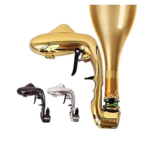 Wine Sprayer - Shark/Dolphin Shape Champagne Sprayer Beer Bottle Sprayer Alloy Wine Sprayer Kitchen Party Club Bar (Color : Pink)