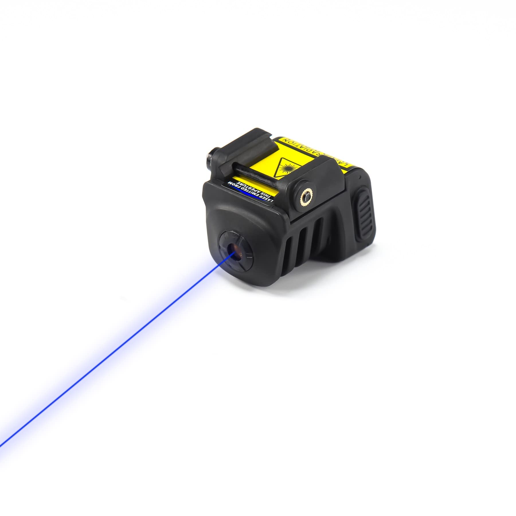 YIELDEDLAND Compact Handgun Blue Laser Sight with Picatinny Rail Mount, USB Rechargeable Battery with 5mW Output, Last Longer for Tactical Uses