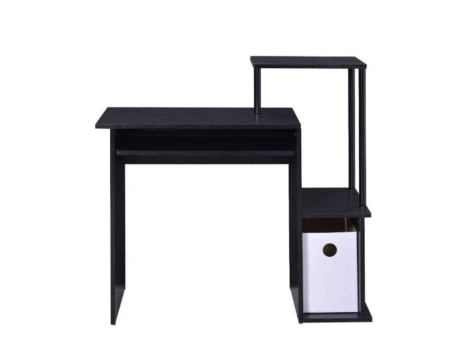yoptote Keyboard Tray,Writing, Work, Study Tables,Shelf Computer Desk, Black