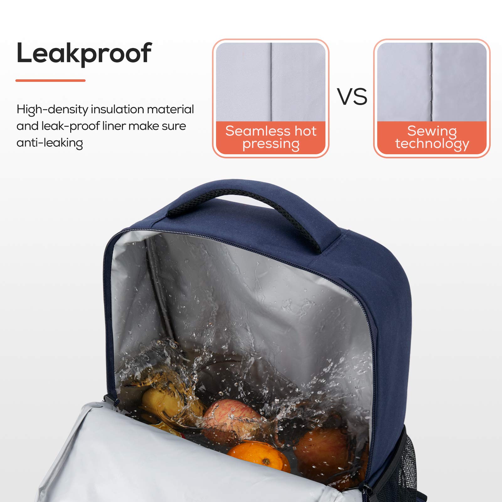 TOURIT Insulated Cooler Backpack Lightweight Backpack Cooler Bag Leak-Proof Backpack with Cooler for Men Women to Work, Picnics, Hiking, Camping, Beach, Park Day Trips, 25 Cans