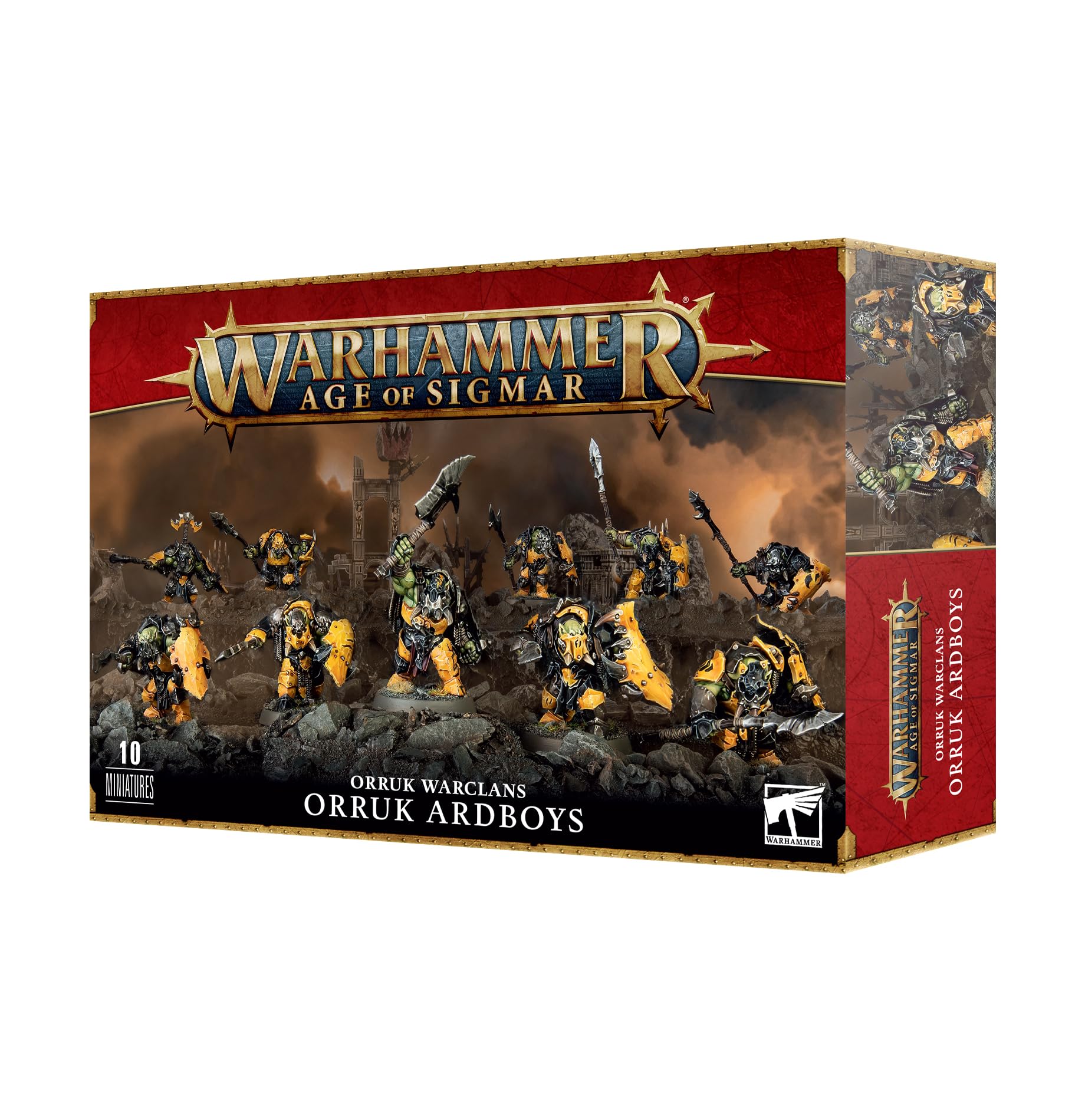 Warhammer Age of Sigmar Games Workshop Orruk Warclans: Orruk Ardboyz (2023)