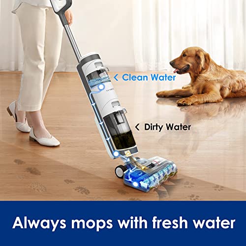 Tineco iFLOOR3 Cordless Wet Dry Vacuum Cleaner, Lightweight, One-Step Cleaning for Hard Floors