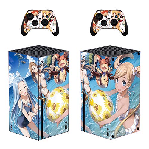 Videos Online Game Stickers Decals Skin for X-box-One-Series X, Cover Protector Wrap Durable Full Set Protection Faceplate Console by KAJAL MANI