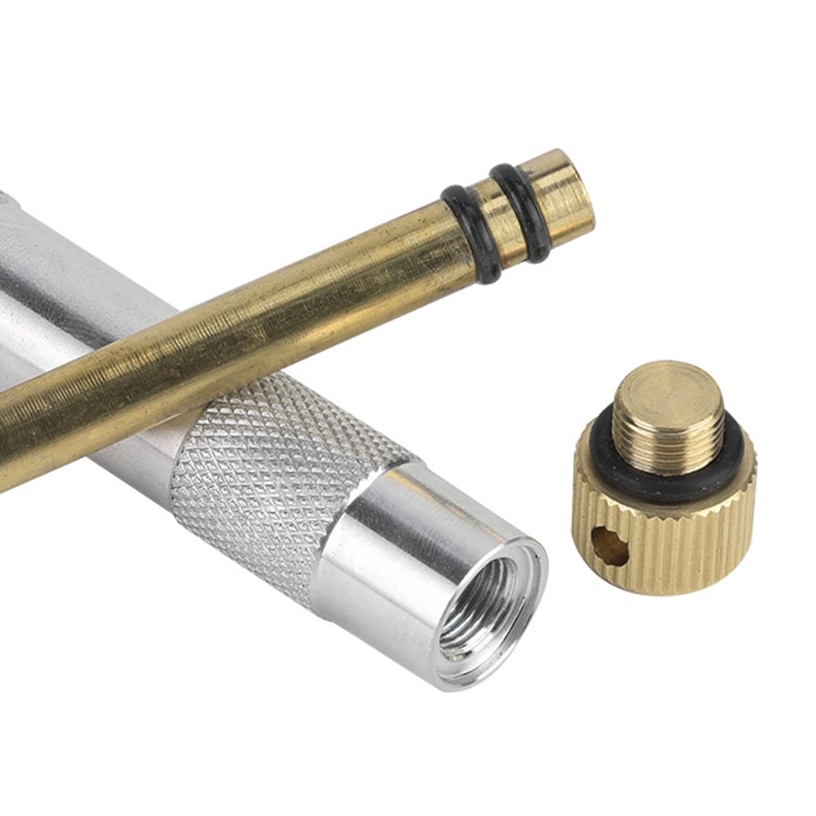 Zerone Metal Fire Piston Fire Starter - Metal Fire Starting Tool Supplies for Outdoor Camping Survival