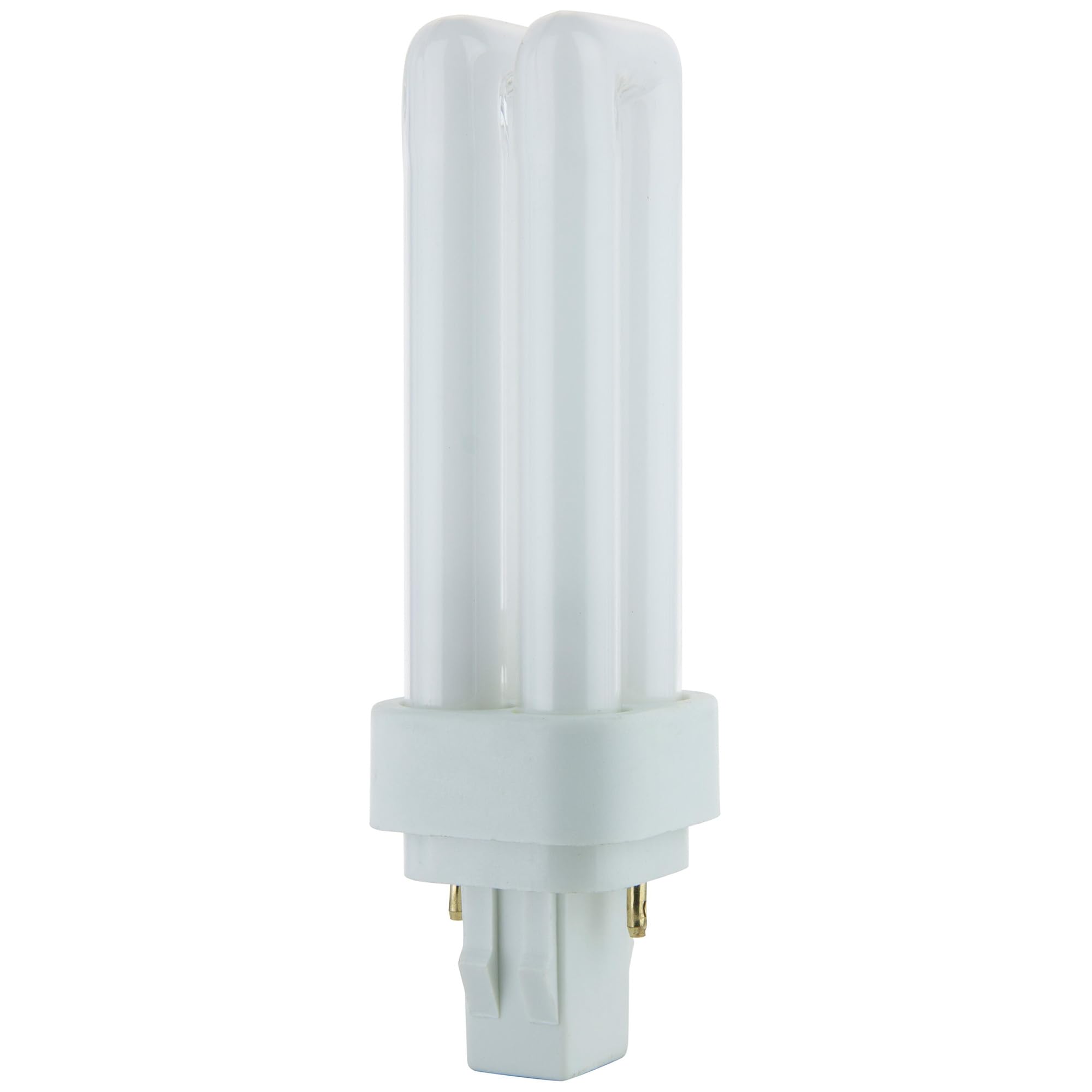 Sunlite 40543 PLD13/SP65K/10PK Double Twin Tube Compact Fluorescent Lamp, PLD 2-Pin, 13 Watts, 660 Lumens, 6500K Daylight, 2-Pin (GX23-2) Base, 10 Pack
