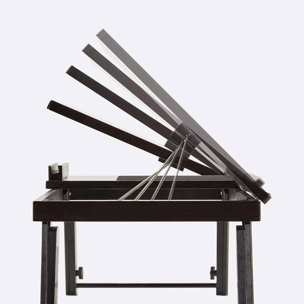 SCKTFS Wood Folding Computer Desk, Lap Desk Bed Desk for Laptop Adjustable Laptop Stand for Bed, Writing Desk, Lap Desk, Wood